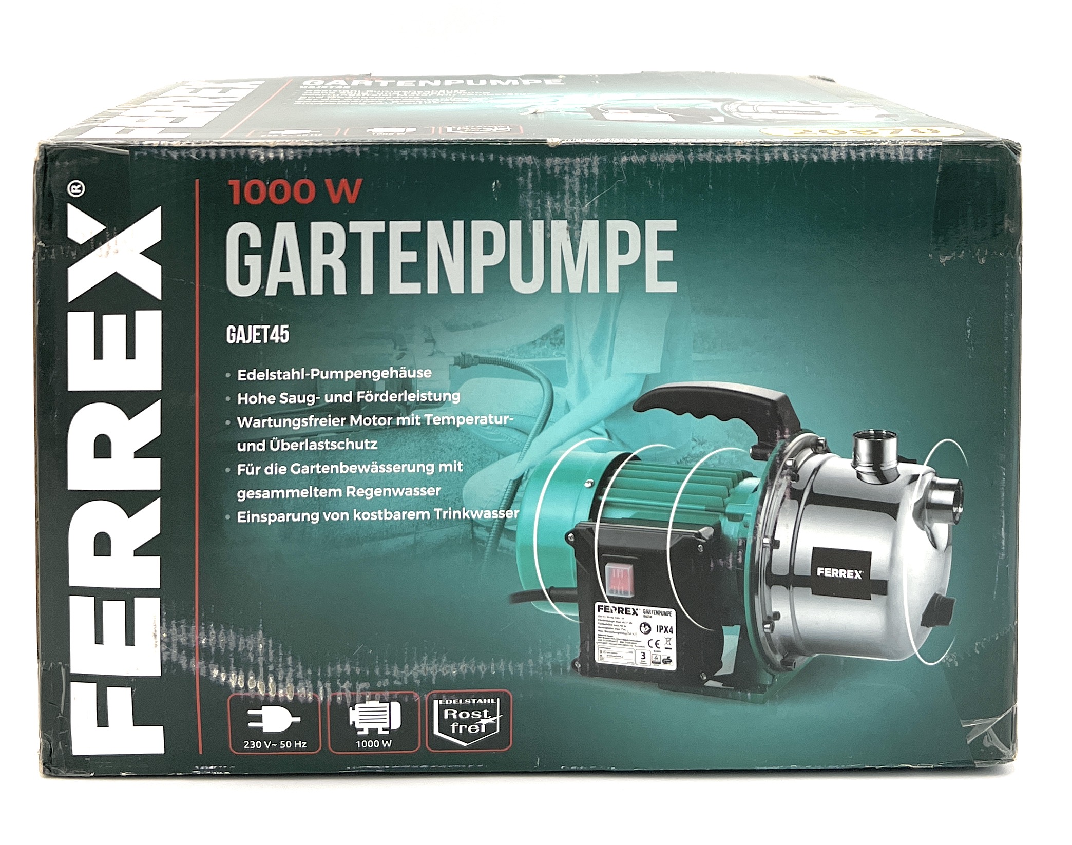 Ferrex Gartenpumpe GAJET45 | Top Price Shop