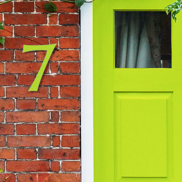 House Number Celtic 7 | JustHouseSigns