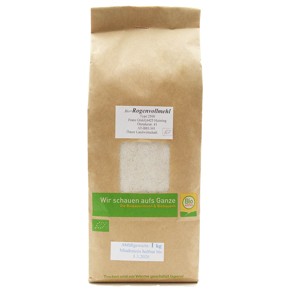 Biohof-Glatzl Roggen-Vollkornmehl