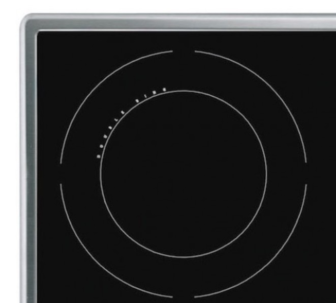 Indesit Ceranfeld SCHOTT CERAN® Zweikreis Kochzone 4 Felder ...