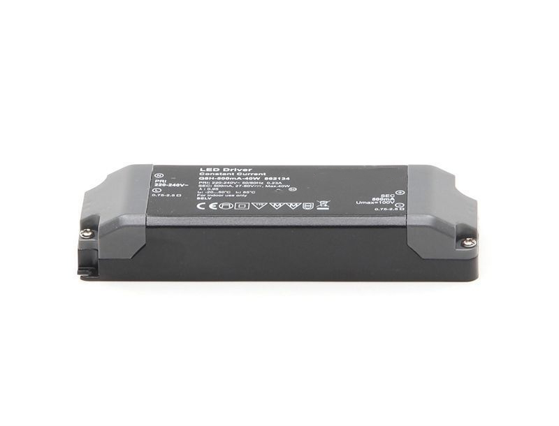 BASIC, Q8H-500mA/40W 500 mA 27-80V DC Schwarz 230V AC 40 W - Netzgerät