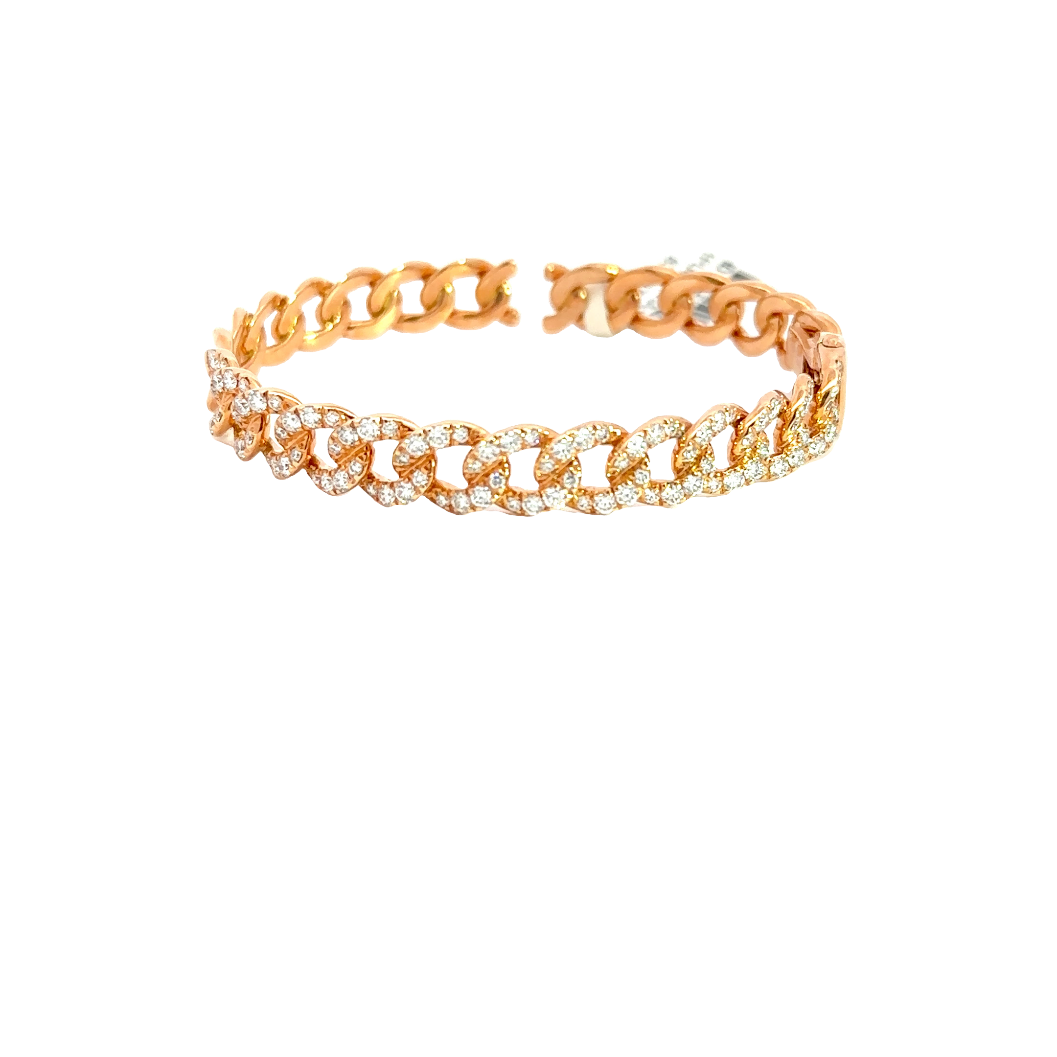 Armreif Cuban Link Rose Gold Juwelier Roberto