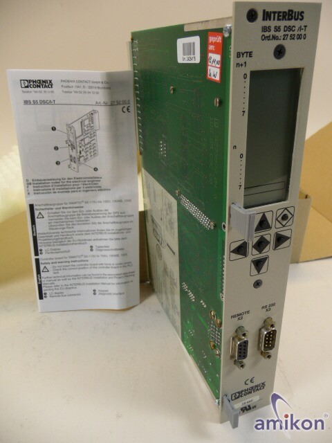 Phoenix Interbus IBS S5 DSC/I-T 2752000 neu | Amikon-Shop.de | An - und ...