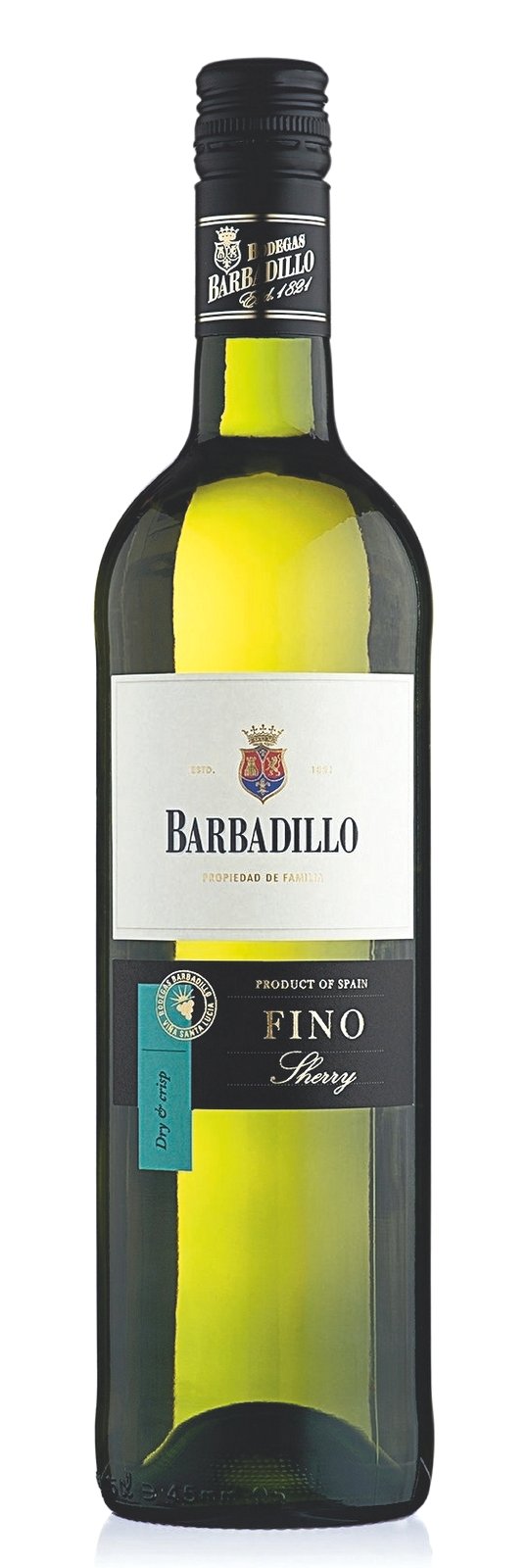 Barbadillo Fino Sherry 15 % vol., Bodegas Barbadillo S.L. (0,75 l) Spanien | Weinhandlung Blum