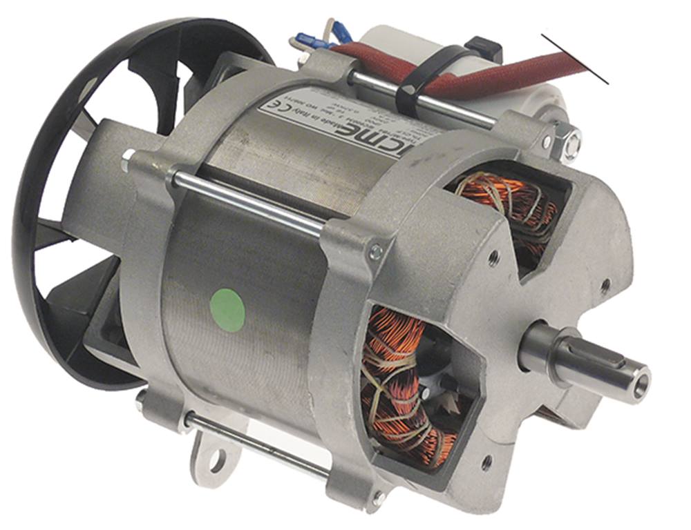 ICME Motor für Cookmax 1230U/min ø 120mm 50Hz Höhe 230mm 16 µF 370W ...