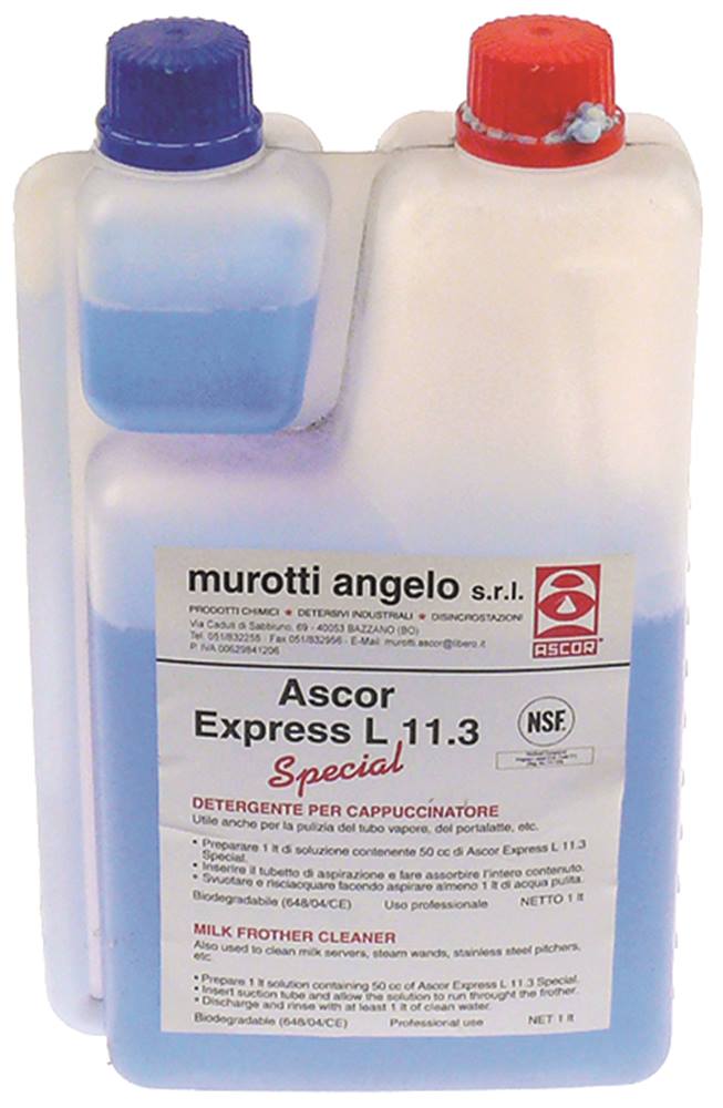 ASCOR Express L11.3 Milchaufschäumerreiniger 1l Flasche NSF | 80.000 ...