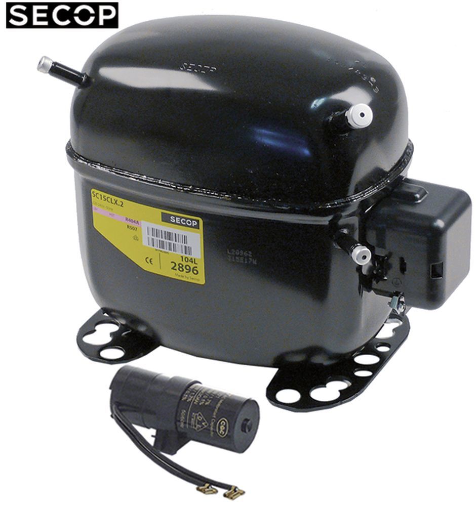 SECOP-DANFOSS SC15CLX,2 Kompressor 104L 2896 LBP 50Hz 15,28cm³ 1/2HP ...