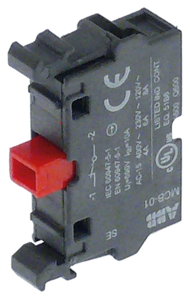 ABB MCB-01 Kontaktblock für Comenda AC122, AC182, AC152, Hoonved 1NC ...