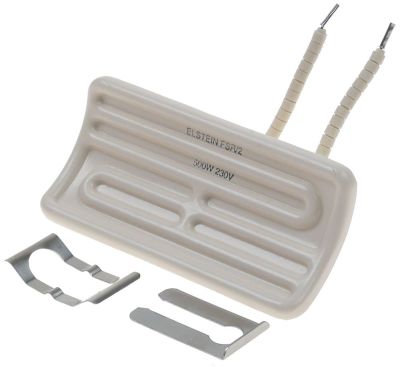 ELSTEIN FSR/2 Keramikstrahler Breite 60mm Kabel 85mm geperlte Litze ...