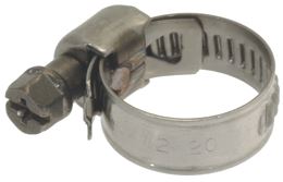 Schlauchschelle aus Edelstahl/Stahl ø 8-12mm VPE 1 Stück | 80.000 ...