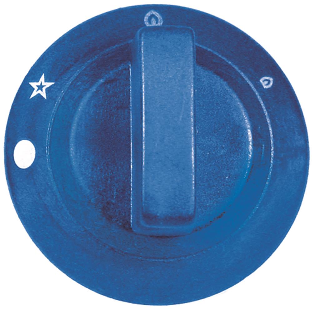 Knebel für Electrolux 591022, 591055, 591743 für Gashahn ø 60mm blau ...