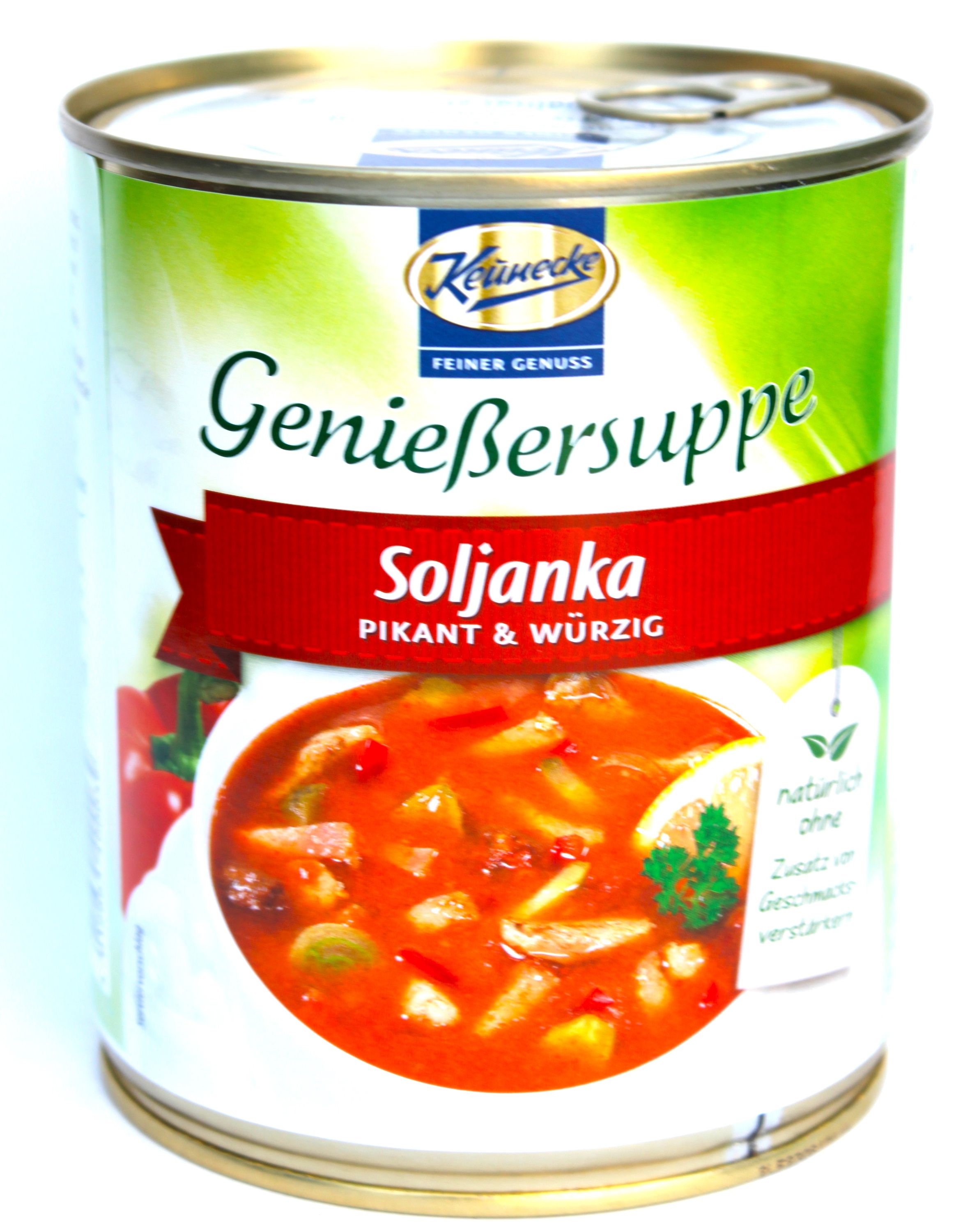 Soljanka würzig & pikant in 800ml Dose | Regionale Erzeugnisse ...