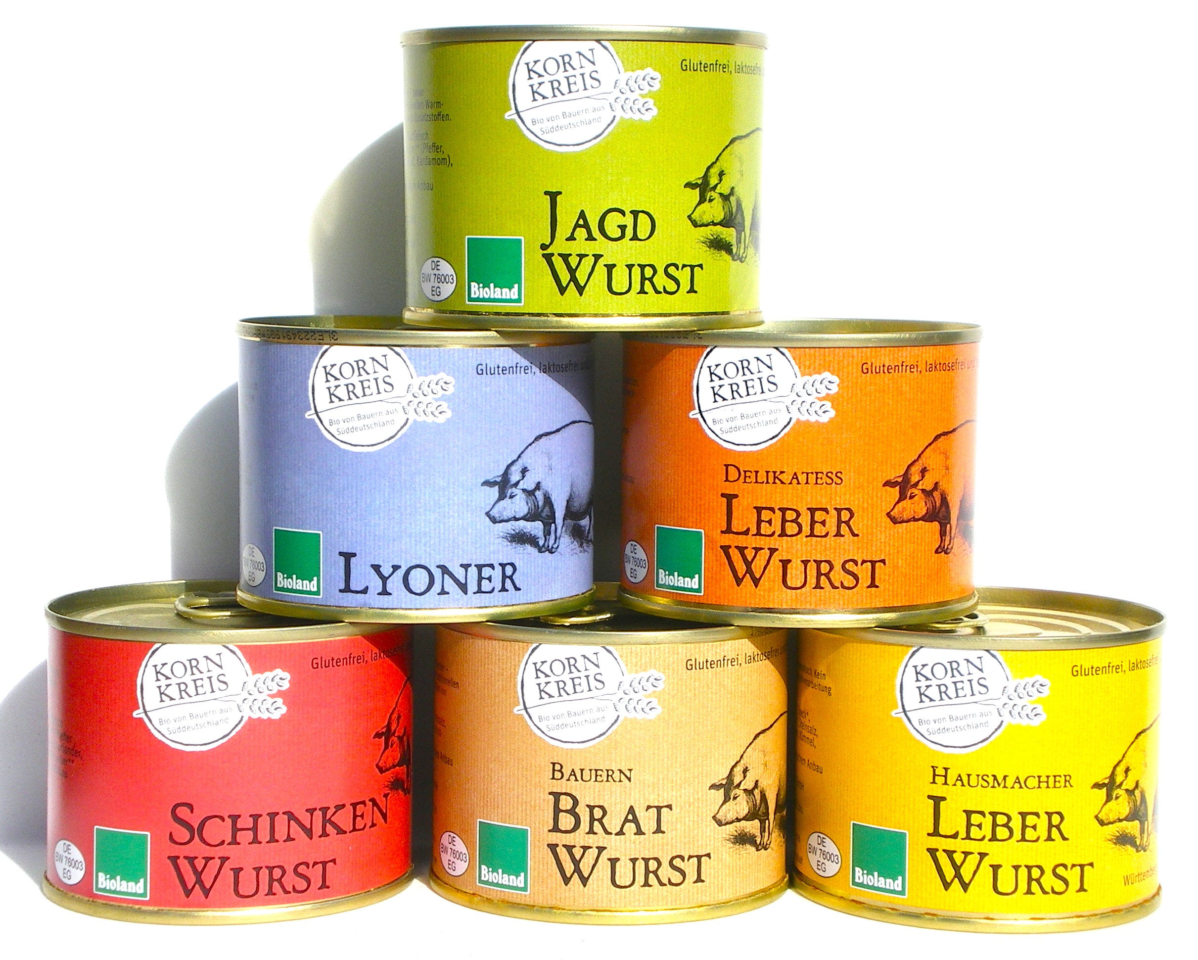 [Paket] Bioland Wurstpaket mit 6 Dosen a, 190g Dose | Regionale ...