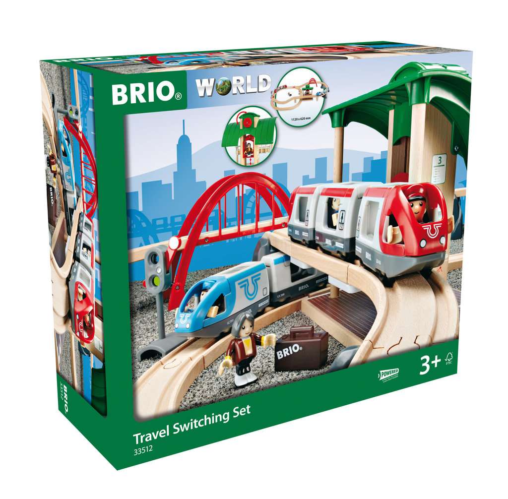 BRIO 33512 - Großes BRIO Bahn Reisezug Set | HL Großhandel