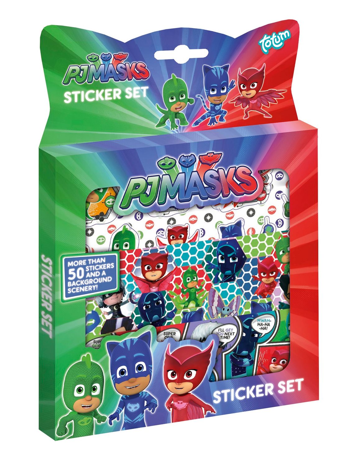 PJ Masks - Sticker-Set mit über 50 Stickern | HL Großhandel
