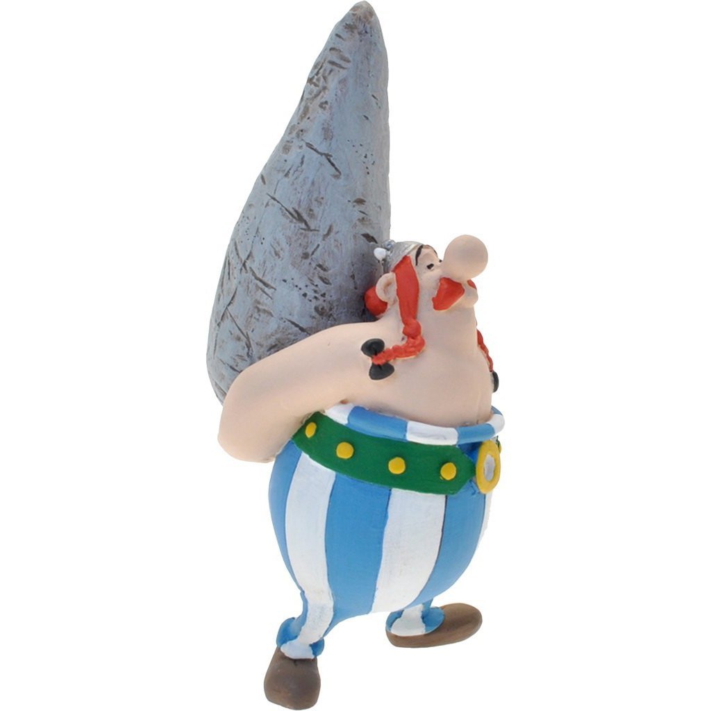 Asterix & Obelix - Sammelfigur Obelix mit Hinkelstein 12cm | HL Großhandel