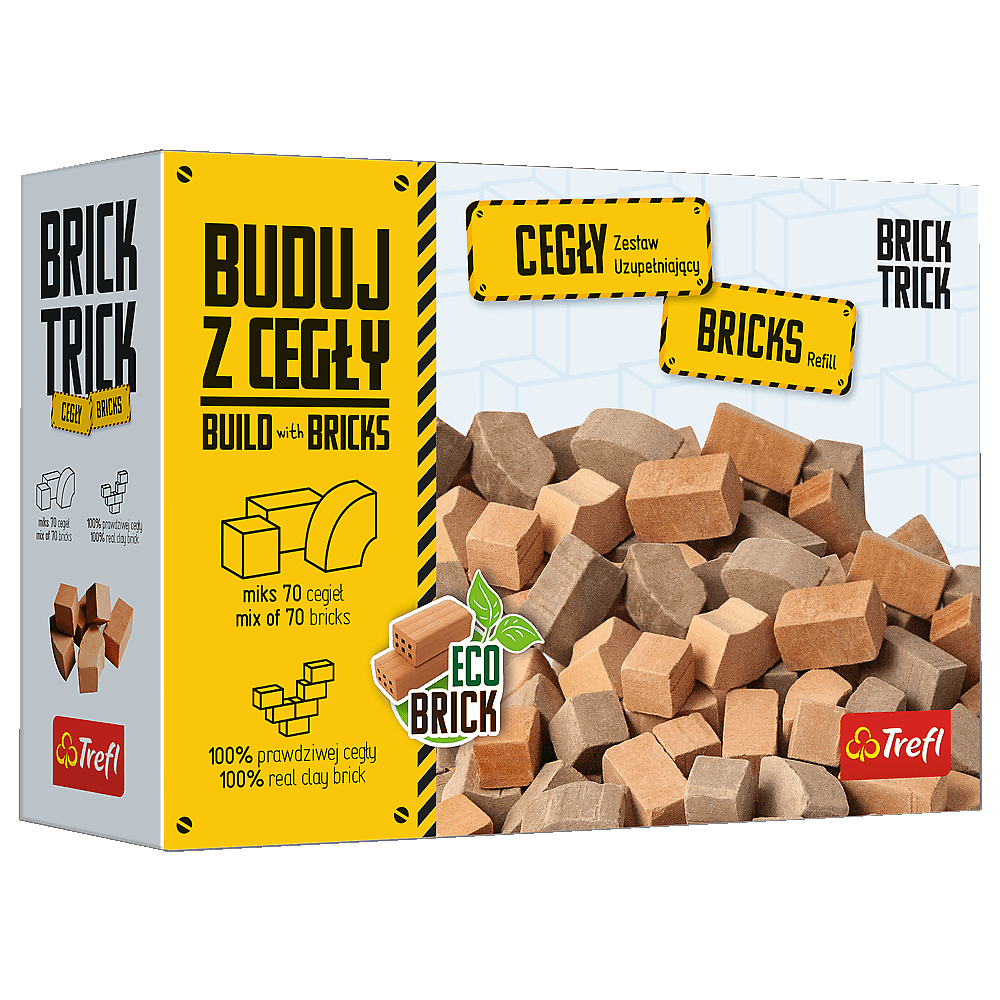 Brick Trick – Bricks Nachfüllung Ziegel eckig und rund 70 Stück | HL ...