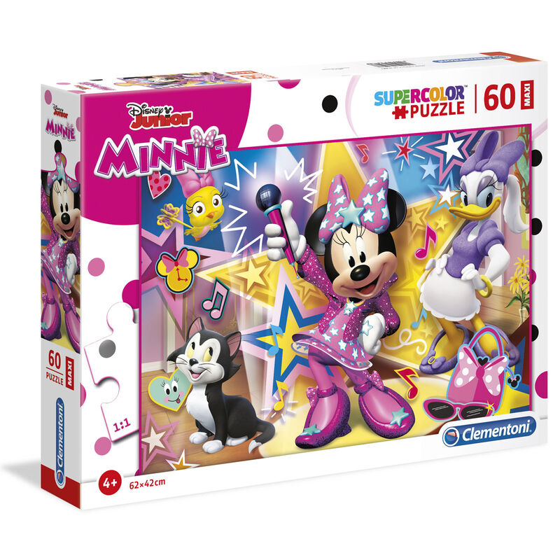 Clementoni 26443 - 60 Teile Puzzle Maxi - Disney Minnie Happy Helpers ...