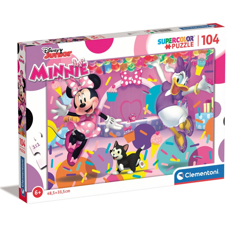 Clementoni 25735 - 104 Teile Puzzle - Supercolor - Minnie | HL Großhandel