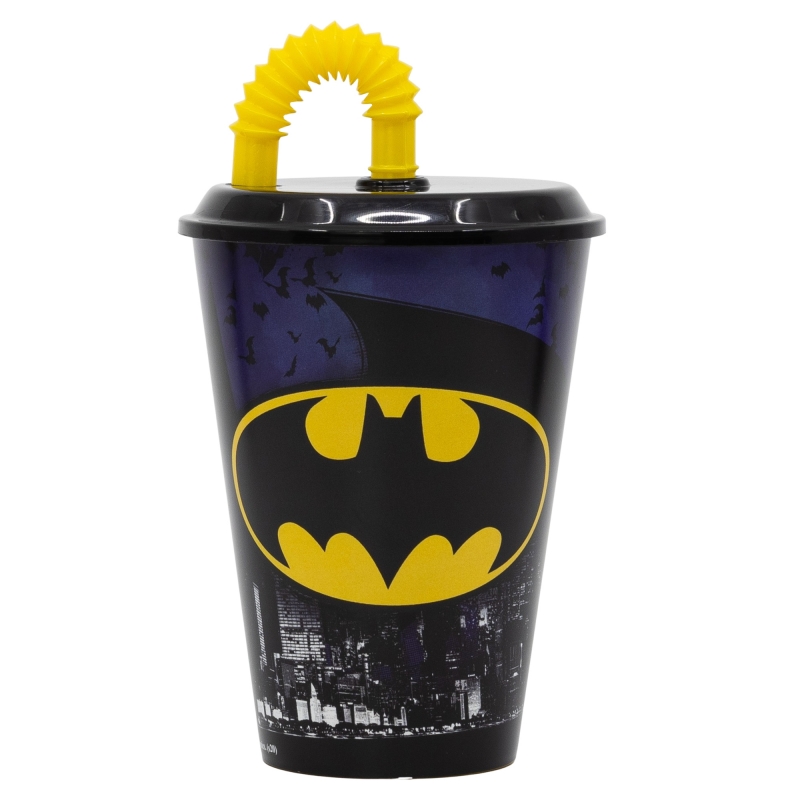 DC Comics: Batman - Trinkbecher mit Deckel & Strohhalm 430ml | HL ...