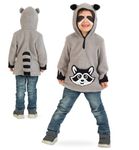 Waschbär Rikki - Kostüm mit Kapuze - Kids (Größe 116) | HL Großhandel