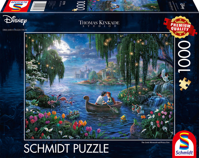 Thomas Kinkade - The little Mermaid and Prince Eric - Puzzle 1000 Teile ...
