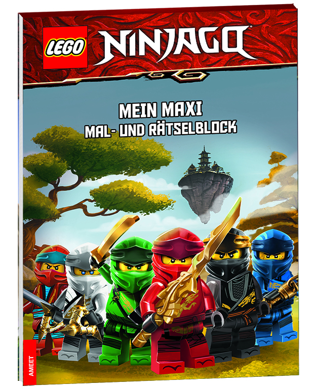 LEGO® NINJAGO® – Mein Maxi Mal- und Rätselblock | HL Großhandel