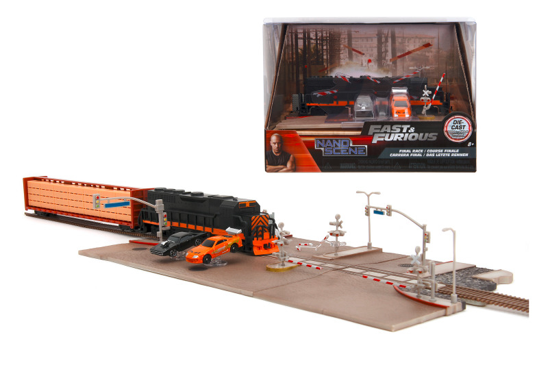 Fast & Furious - Nano Train Scene Diorama - Schaukasten | HL Großhandel