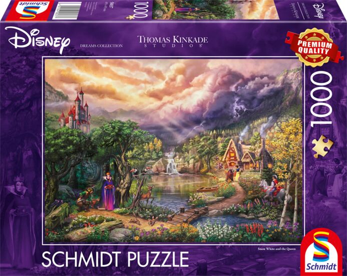 Snow White and the Queen (Schneewittchen und die Königin) - Puzzle 1000 ...