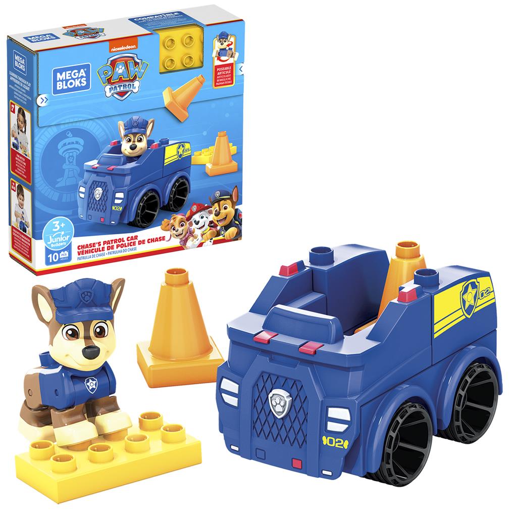 Mattel HDJ33 - Mega Blocks - Junior Builders - Paw Patrol - Chase ...