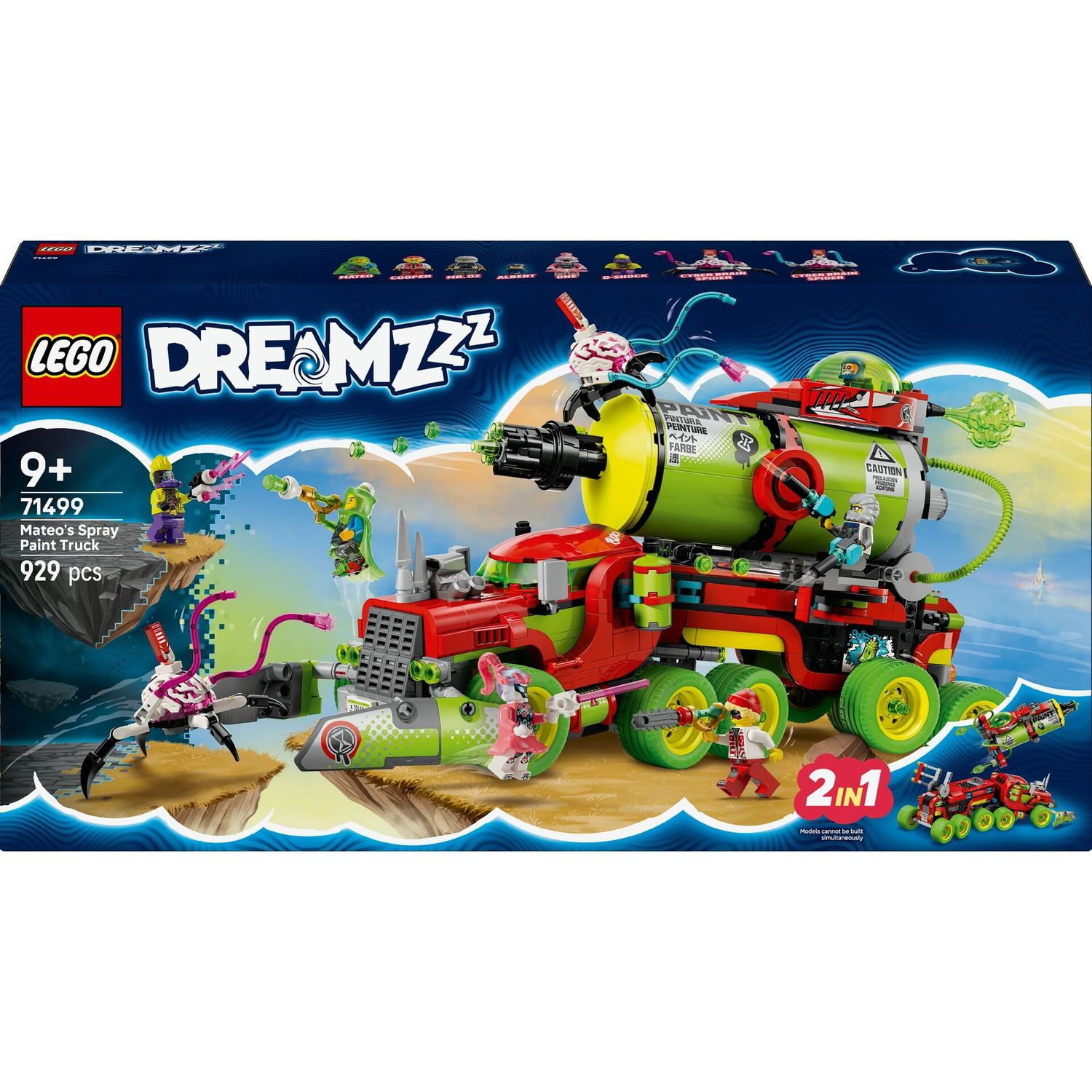 LEGO® DREAMZzz 71499 - Mateos Sprühdosen-Truck (929 Teile) | HL Großhandel