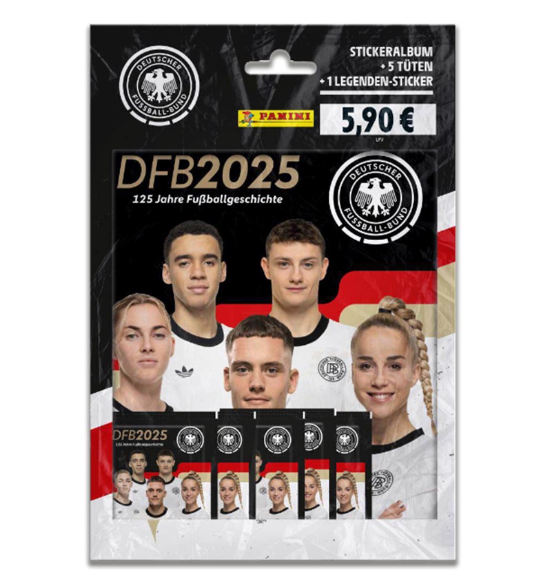 DFB 2025 – 125 Jahre Fußballgeschichte Sticker – STARTER SET | HL ...