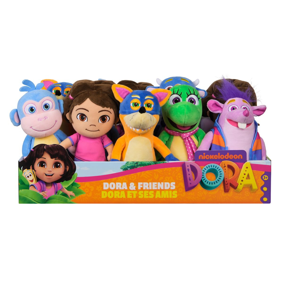 Spin Master 57302 - Dora und Freunde - Plüschfigur 10er Display - 20 cm ...