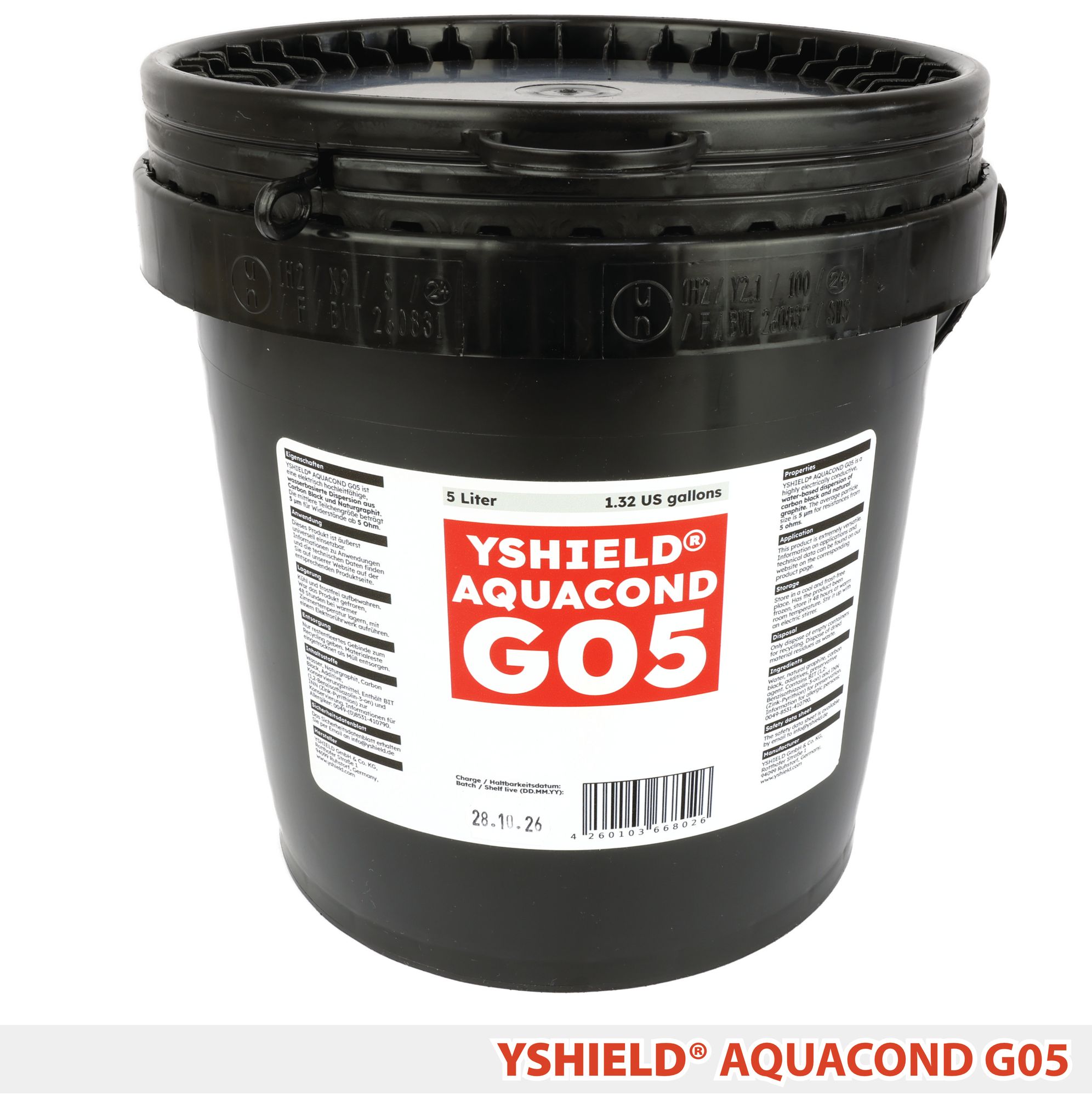 YSHIELD® AQUACOND G05 | Graphite dispersion 5 µm | 5 liter | YSHIELD®