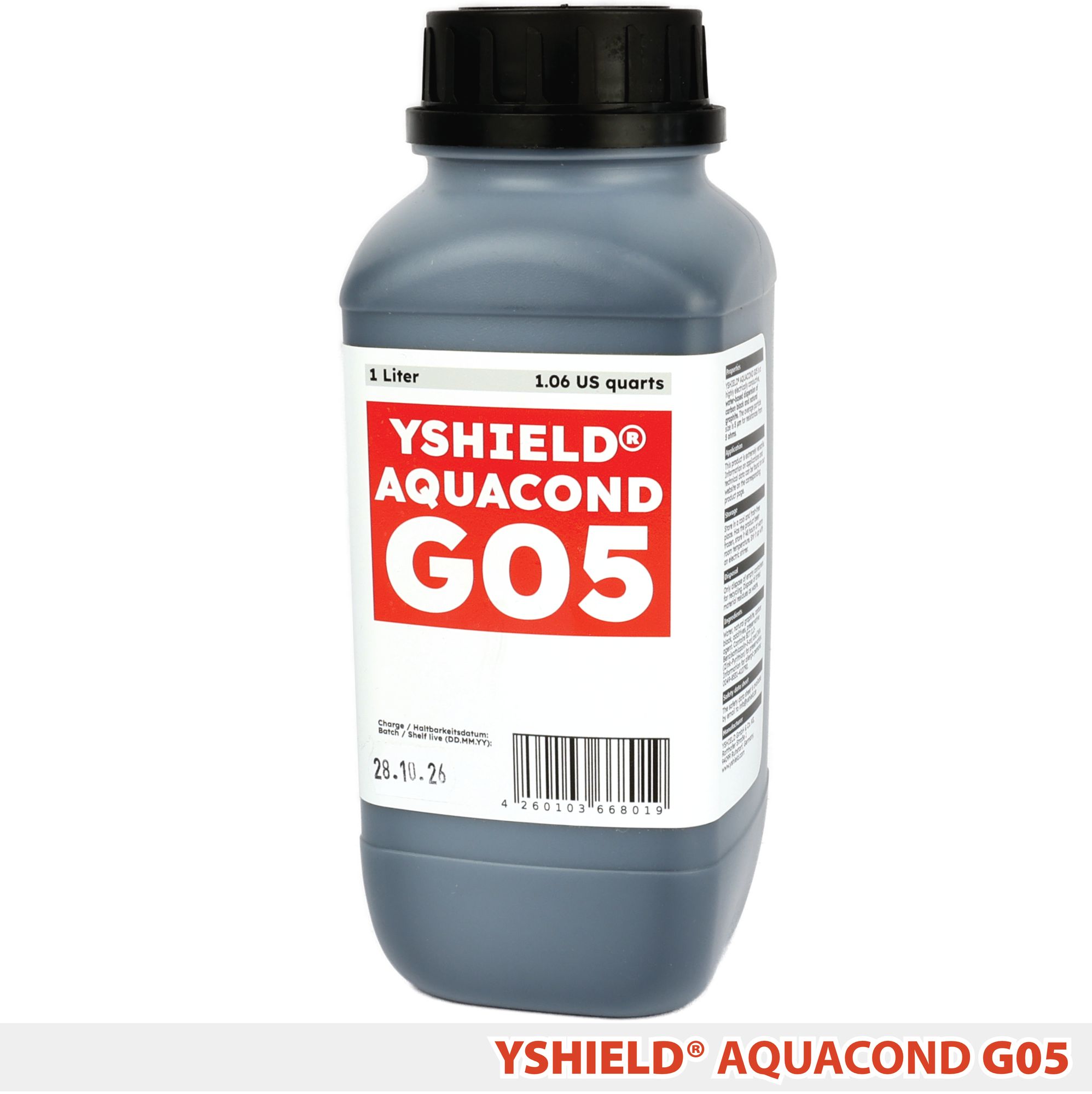 YSHIELD® AQUACOND G05 | Graphite dispersion 5 µm | 1 liter | YSHIELD®
