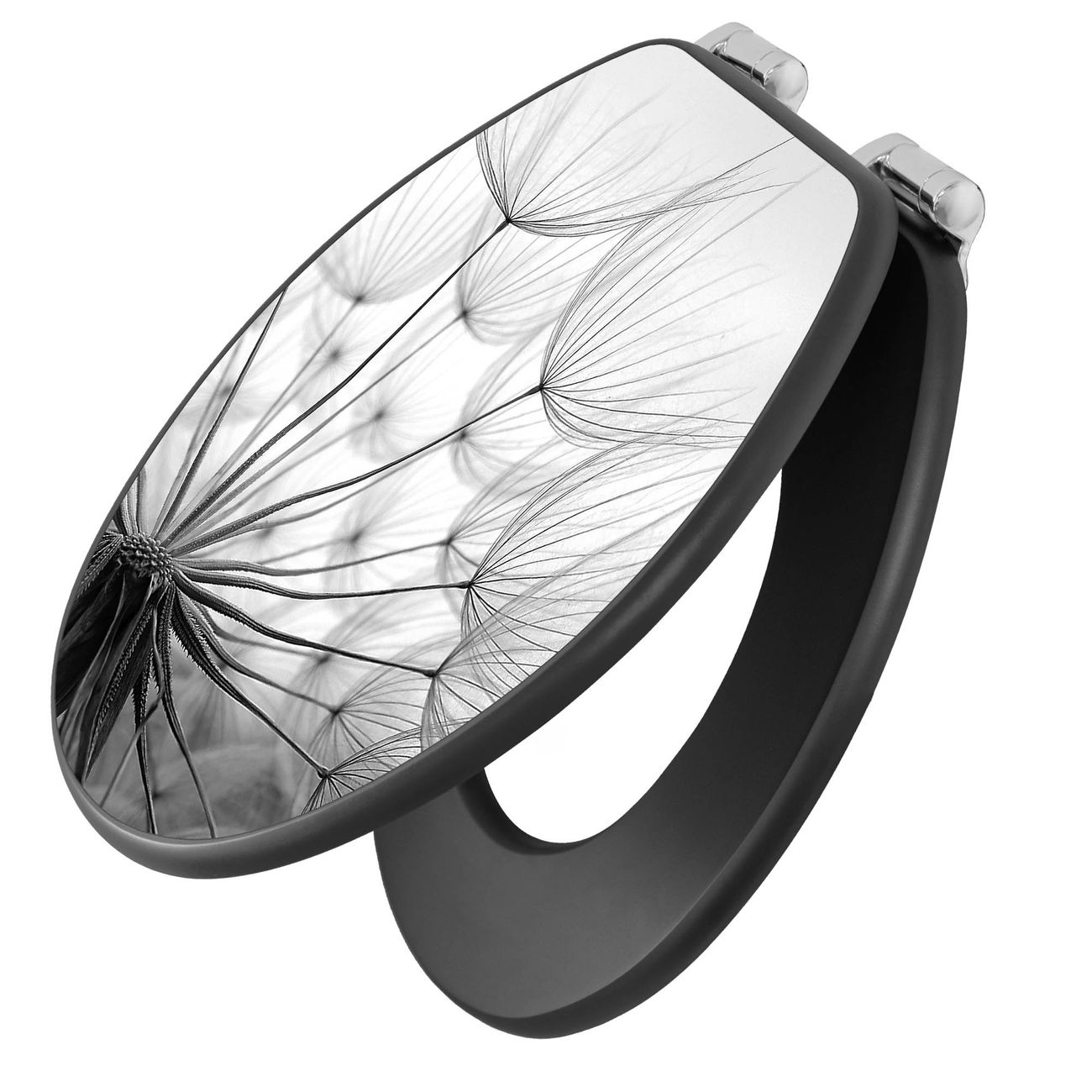 WC Sitz Anthrazit mit Absenkautomatik Motiv Ready For Takeoff | banjado