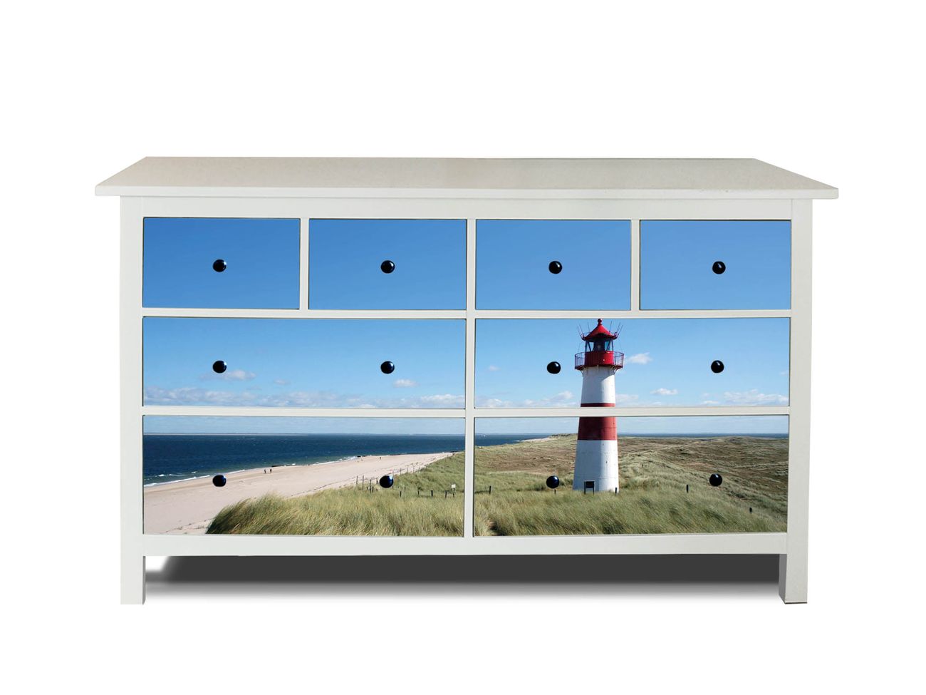Möbelsticker für Ikea HEMNES Motiv Leuchtturm | banjado