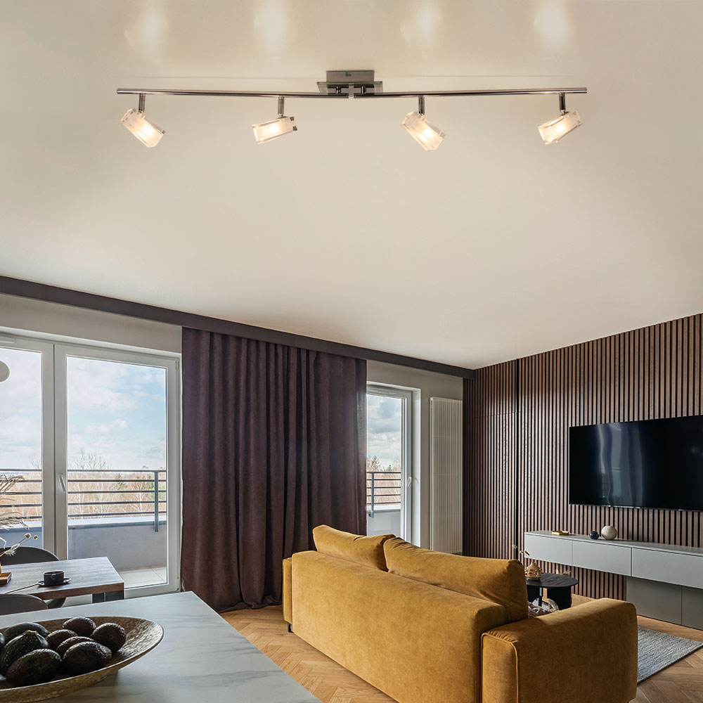 Spot plafond salon spot lumineux bar plafonnier argent, spots ...