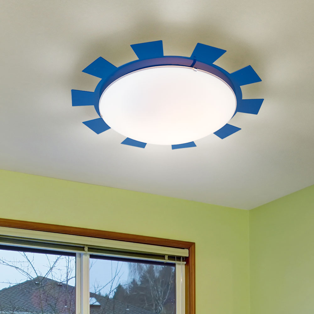 Wall light children's room children's lamp glass ceiling light children ...