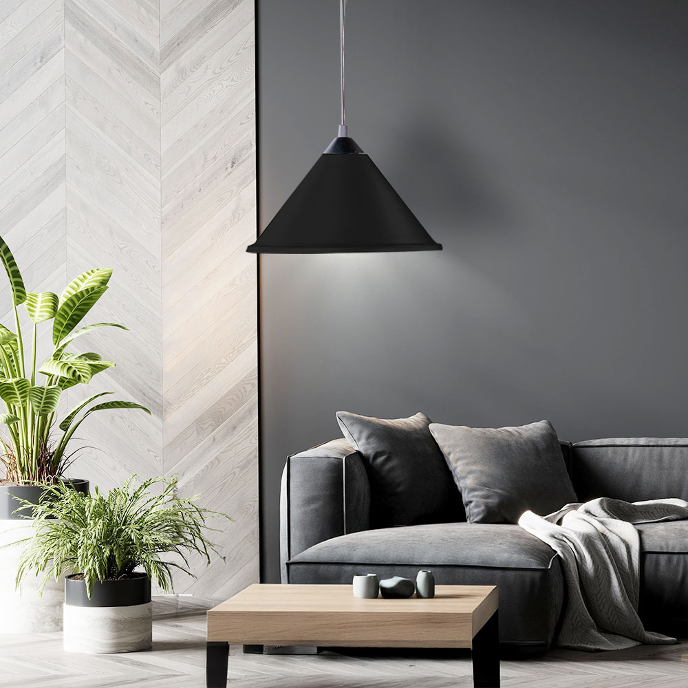 LED pendant lamp made of black metal | ETC Shop: lamps, furniture ...