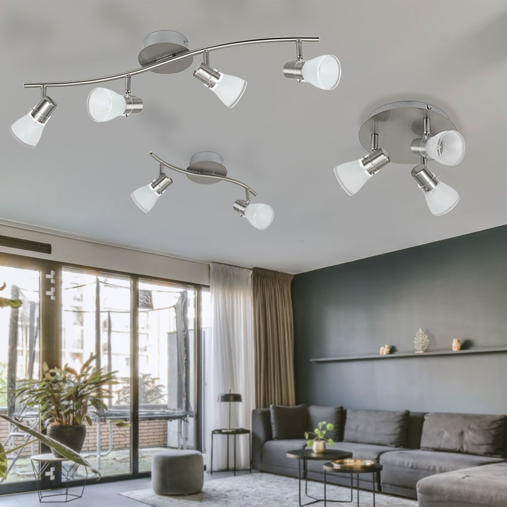 Plafonniers et spots muraux à LED avec spots mobiles | ETC Shop: lampes ...