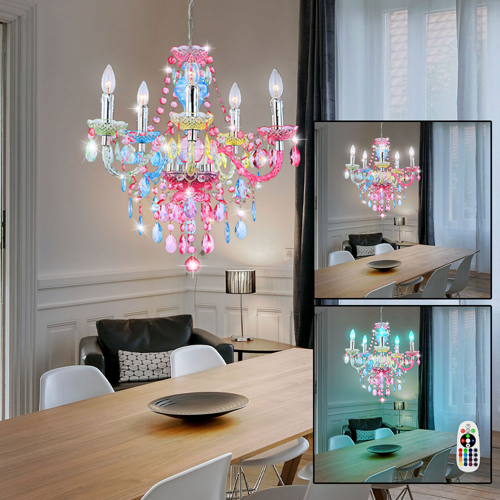 Chandelier optionally with LED or RGB LED light sources | ETC Shop ...