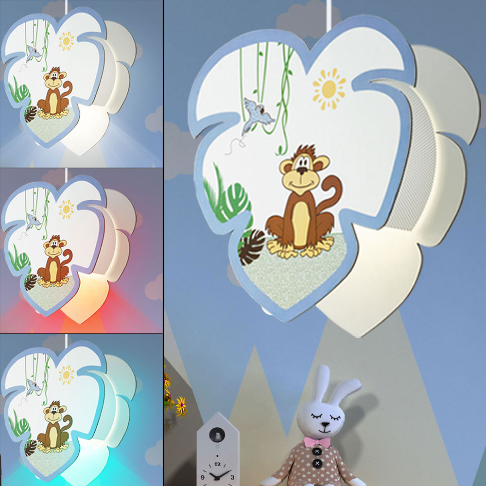 RGB LED Smart Home Ceiling Light Fixture Hanging Lamp Children Room ...