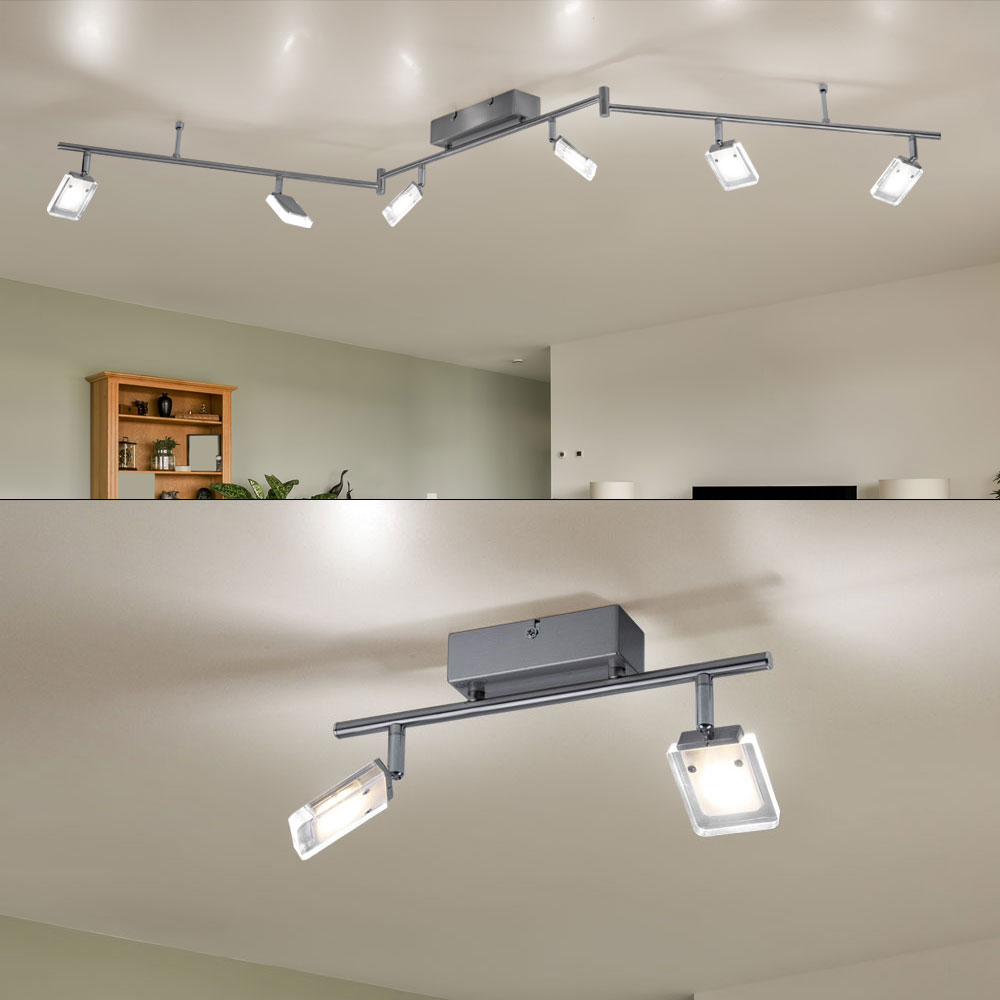 LED wall and ceiling lights with movable spotlights VILETA | ETC Shop ...