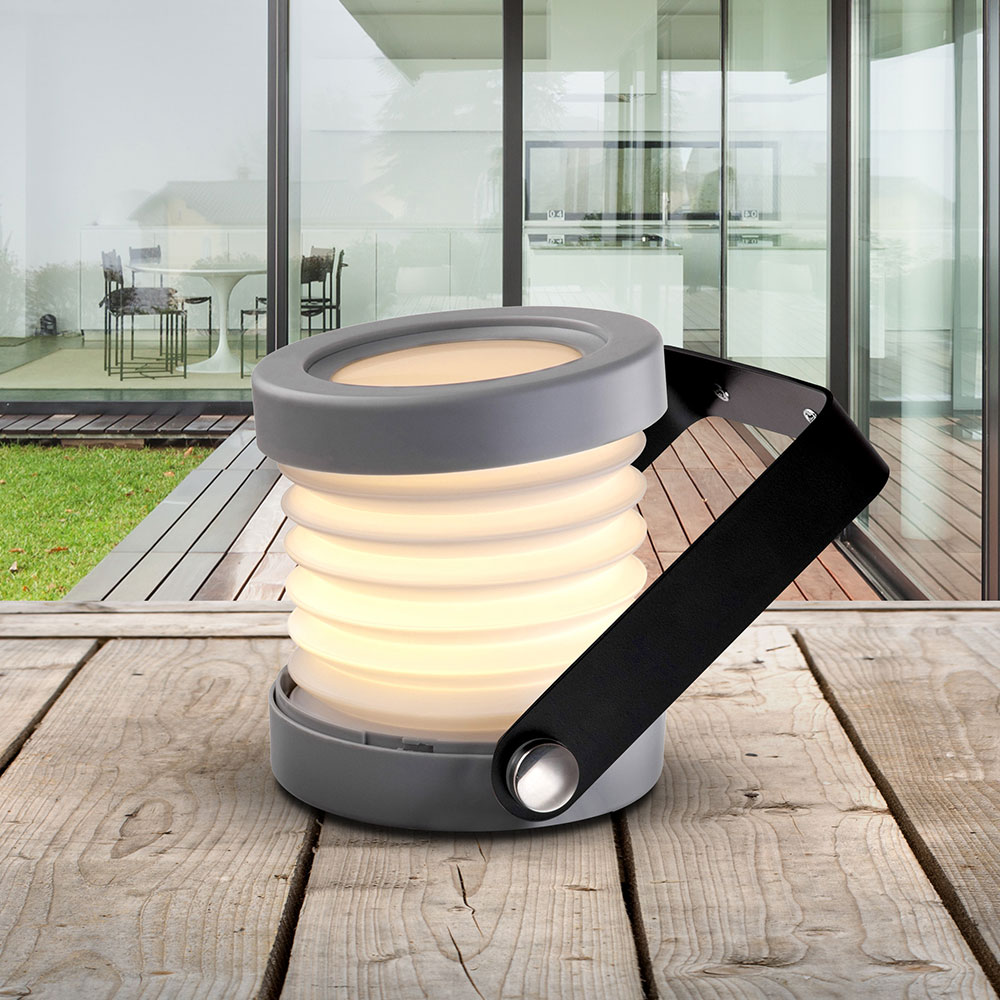 Led Solar Expandable Lantern Solar Light Ceiling Lamp Spotlight