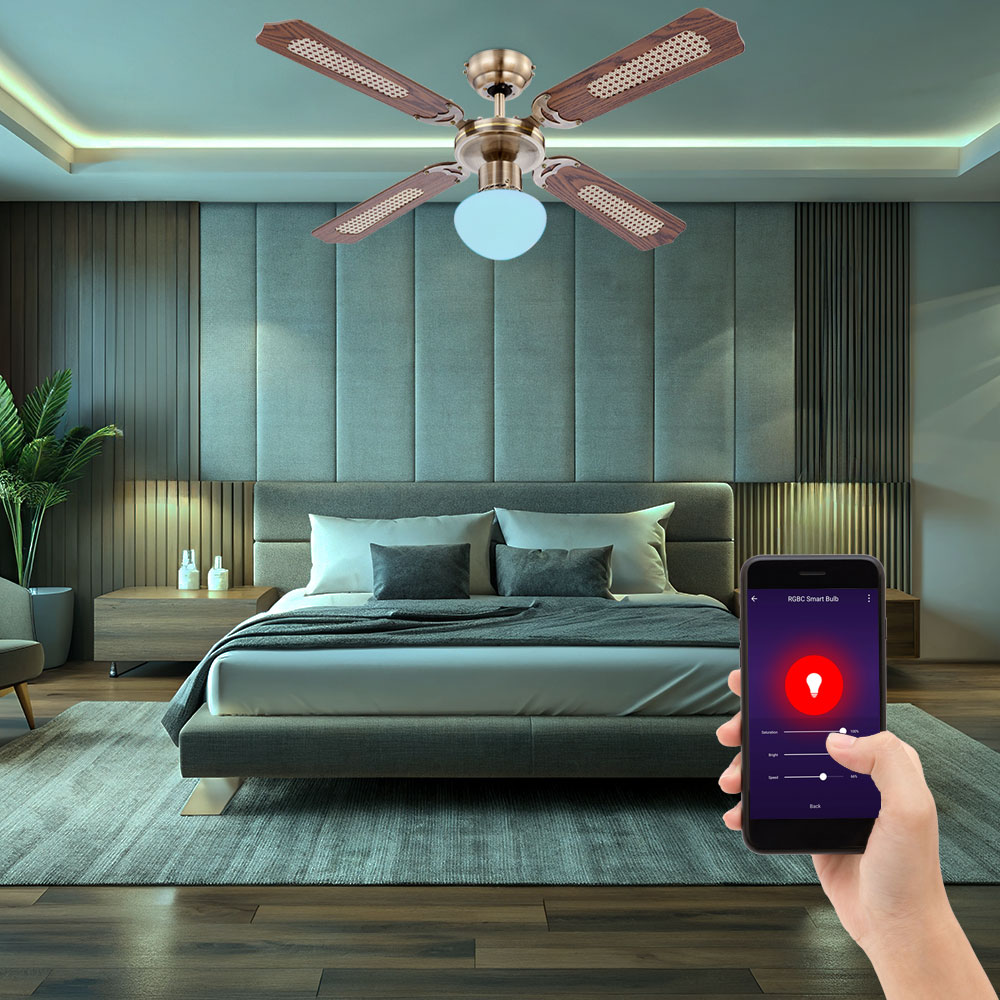 LED ceiling fan with pull switch fan lamp ceiling fan ceiling light ...