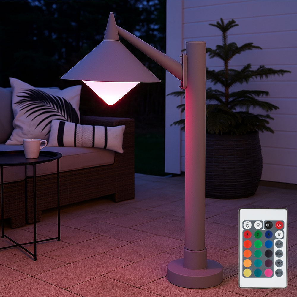 Lampadaire LED RGB, ALU, gris, H 58 cm | ETC Shop: lampes, mobilier ...