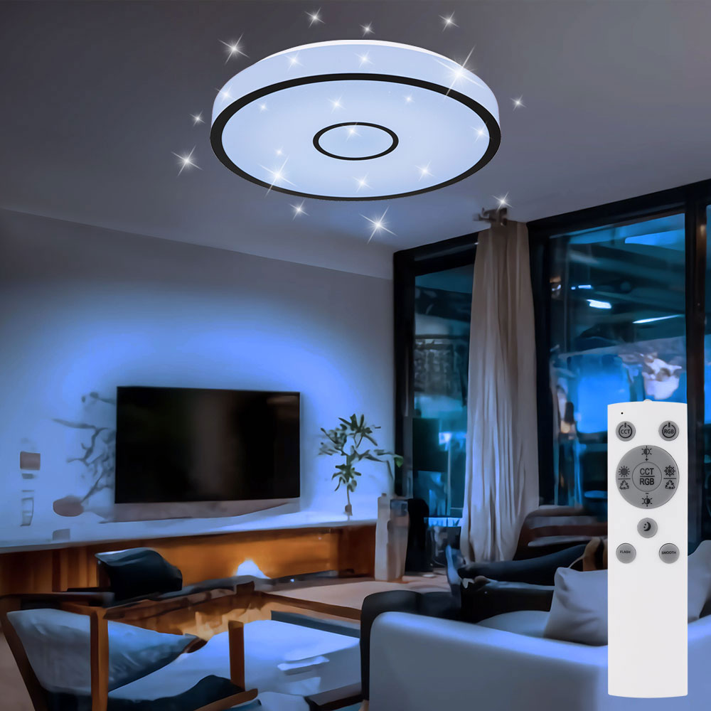Remote Control Led Ceiling Lights | Shelly Lighting