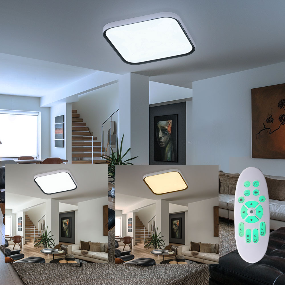 [Bundle] LED ceiling light dimmable with remote control daylight ...