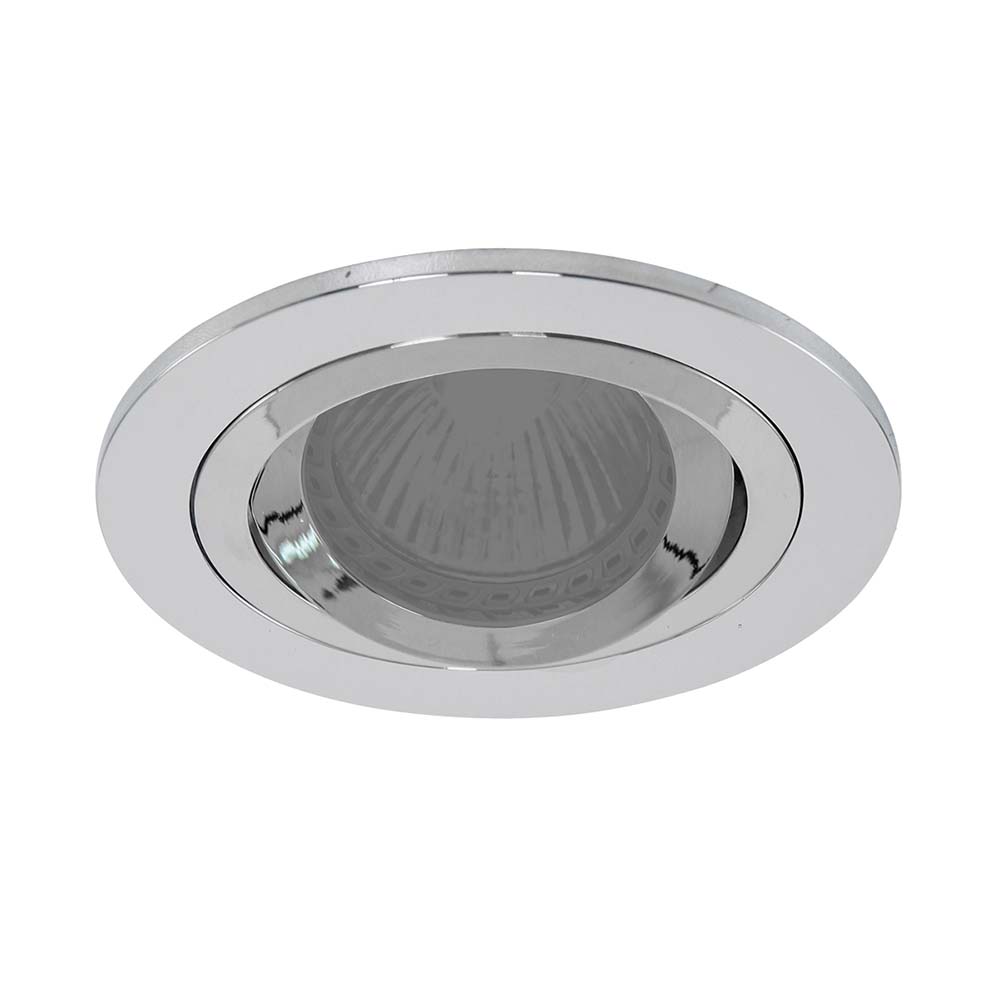 Recessed spotlight silver, swiveling, D 10 cm | ETC Shop: lamps ...